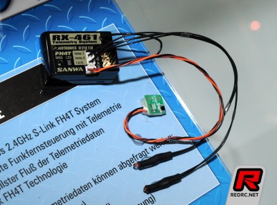 Red RC » Sanwa RX-461 receiver with sensor cables