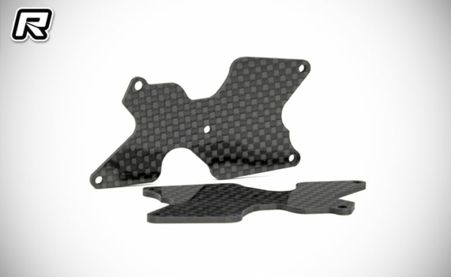 Red Rc Avid Rc8b4 Carbon Arm Inserts