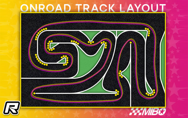Red RC » MIBO International Race onroad track layout