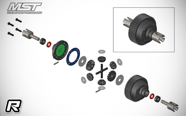 Red RC » MST RMX 2.5/M Bevel gear differential