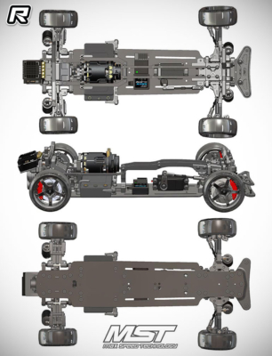Red RC » MST MRX-S 1:10 drift car kit