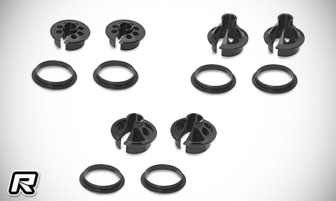Red RC » T-Works RC10 Alu 13mm Shock Spring Retainers