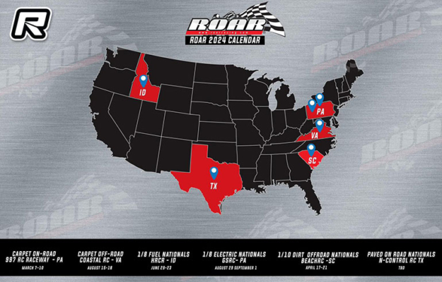 Red RC » 2024 ROAR Nationals Calendar Announced
