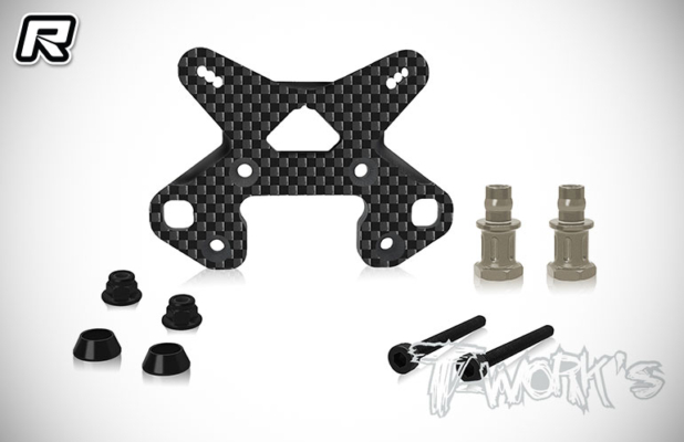 Red RC » T-Works RC8 B4.1 Carbon Shock Towers