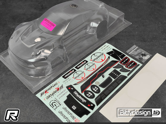 Red RC » Bittydesign P-GT3R 1:12 GT bodyshell