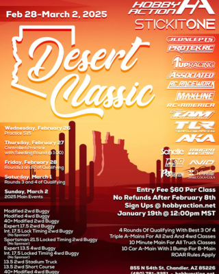Red RC » 2025 Desert Classic – Announcement
