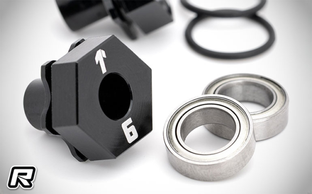 Red RC » 1up Racing TC8 DirectHex Hub Axles