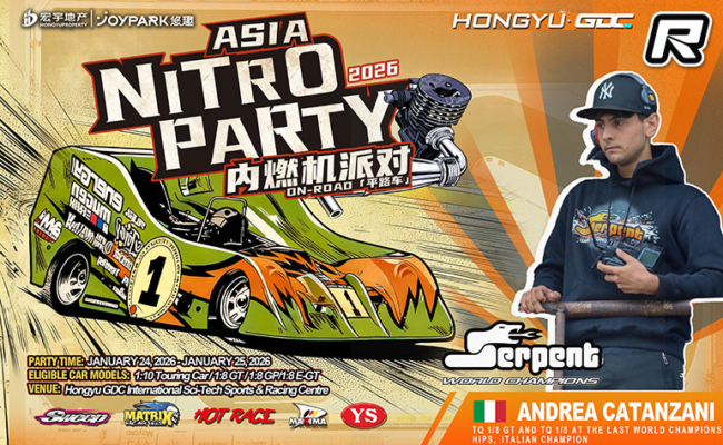 Red RC » Serpent’s Catanzani confirmed for inaugural Nitro Party race