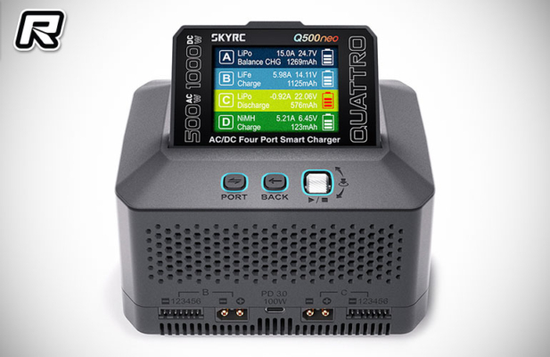 Red RC » SkyRC Q500neo AC/DC Four Port Smart Charger